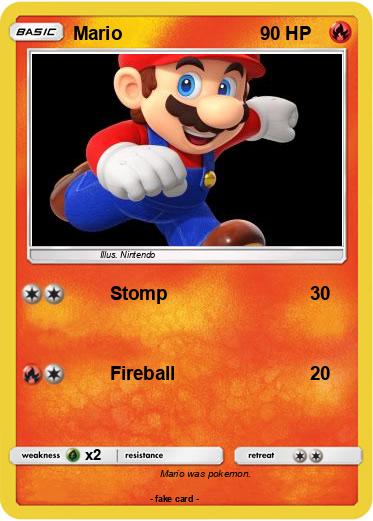 Pokémon Mario 16107 16107 - Stomp - My Pokemon Card
