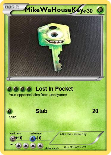 Pokémon MikeWaHouseKey - Lost In Pocket - My Pokemon Card