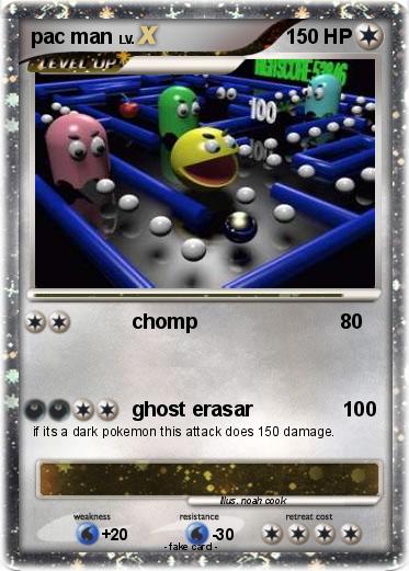Pokémon pac man 152 152 - chomp - My Pokemon Card