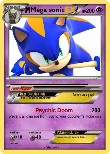 Pokémon Mega sonic 86 86 - Psychic Doom - My Pokemon Card