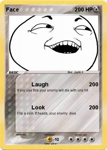 Pokémon Face 383 383 - Laugh - My Pokemon Card