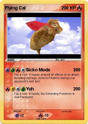 Pokémon Flying Cat 57 57 - Sicko Mode - My Pokemon Card