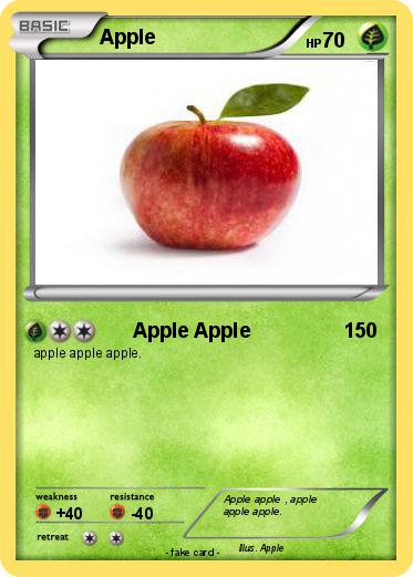 Pokémon Apple 888 888 - Apple Apple - My Pokemon Card