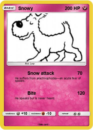 Pokémon Snowy 237 237 - Snow attack - My Pokemon Card