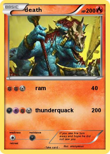 Pokémon death 5192 5192 - ram - My Pokemon Card