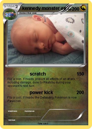Pokémon kennedy monster ex - scratch - My Pokemon Card