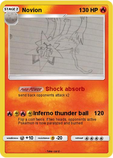 Pokémon Novion - Shock absorb - My Pokemon Card