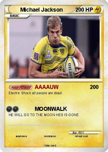 Pokémon Michael Jackson 1339 1339 - AAAAUW - My Pokemon Card