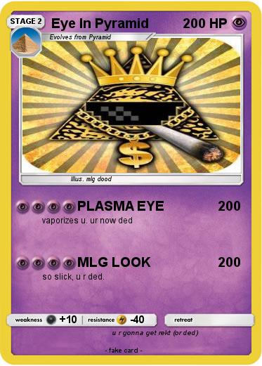 Pokémon Eye In Pyramid - PLASMA EYE - My Pokemon Card