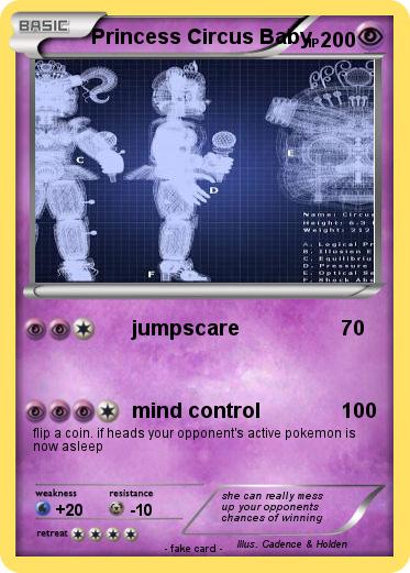 Pokémon Princess Circus Baby - jumpscare - My Pokemon Card