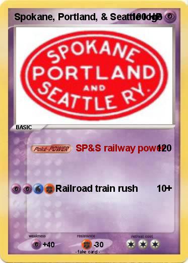 Pokémon Spokane Portland Seattle logo - SP&S railway power - My Pokemon ...