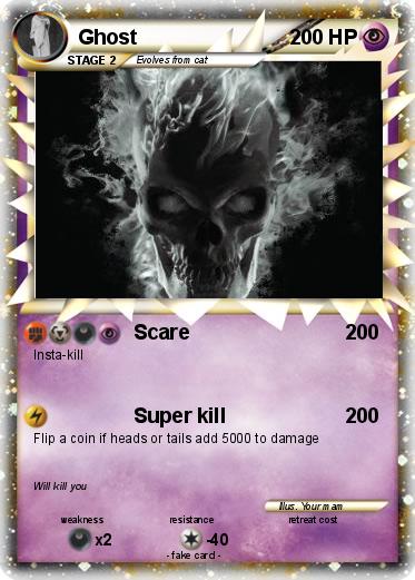 Pokémon Ghost 1728 1728 - Scare - My Pokemon Card