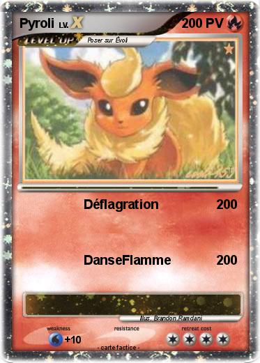 Pokémon Pyroli 160 160 - Déflagration - Ma carte Pokémon