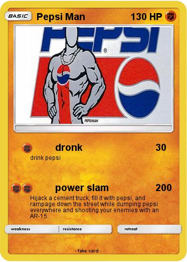 Pokémon Pepsi Man 11 11 - dronk - My Pokemon Card