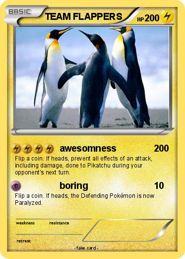 Pokémon TEAM FLAPPERS - awesomness - My Pokemon Card