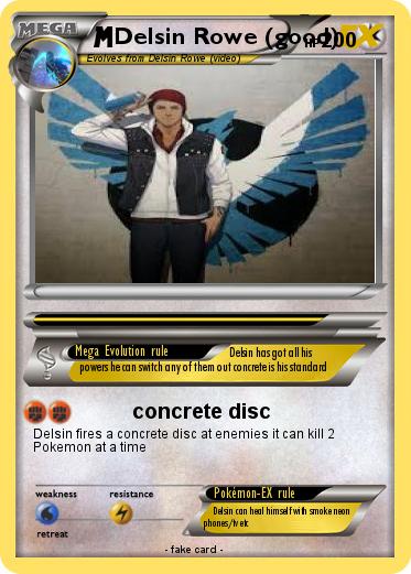 Pokémon Delsin Rowe good 1 1 - concrete disc - My Pokemon Card