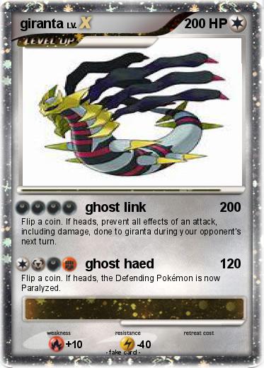 Pokémon giranta 4 4 - ghost link - My Pokemon Card