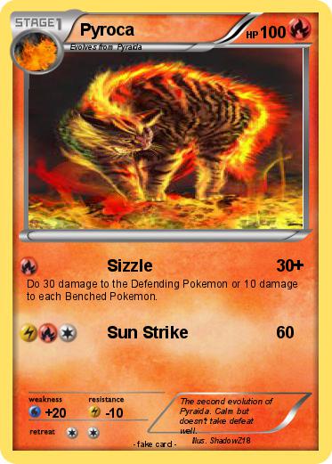 Pokémon Pyroca 2 2 - Sizzle - My Pokemon Card
