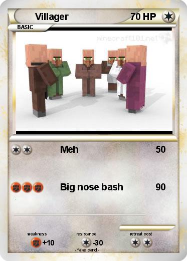 Pokémon Villager 72 72 - Meh - My Pokemon Card