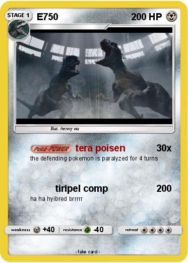 Pokémon E750 4 4 - tera poisen - My Pokemon Card