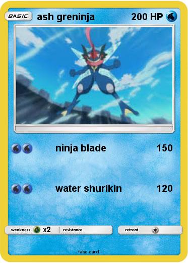 Pokémon ash greninja 859 859 - ninja blade - My Pokemon Card