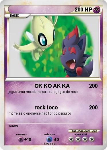 Pokémon 1 15840 15840 - OK KO AK KA - My Pokemon Card