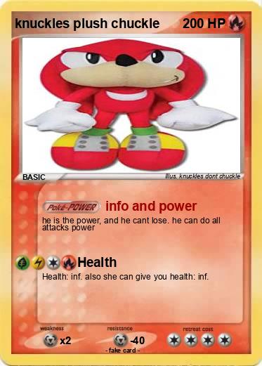 Pokémon knuckles plush chuckle - info and power - My Pokemon Card