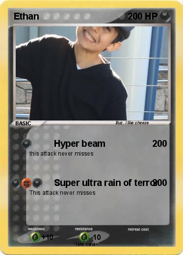 Pokémon Ethan 636 636 - Hyper beam - My Pokemon Card