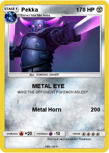 Pokémon Pekka 168 168 - METAL EYE - My Pokemon Card