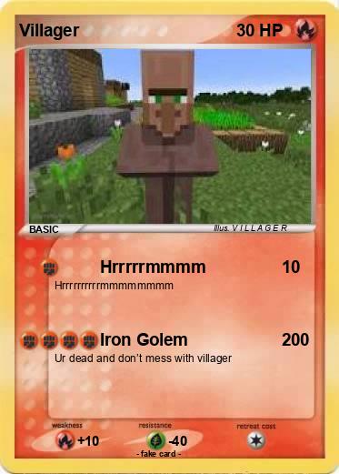 Pokémon Villager 387 387 - Hrrrrrmmmm - My Pokemon Card