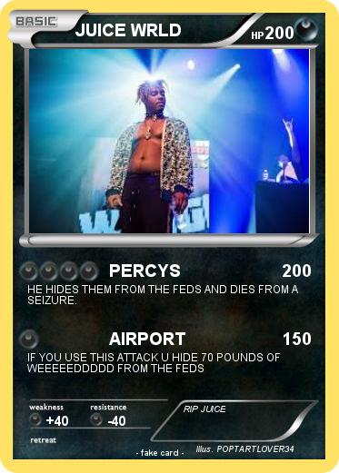 Pokémon JUICE WRLD 10 10 - PERCYS - My Pokemon Card
