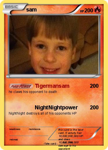 Pokémon sam 1019 1019 - Tigermansam - My Pokemon Card