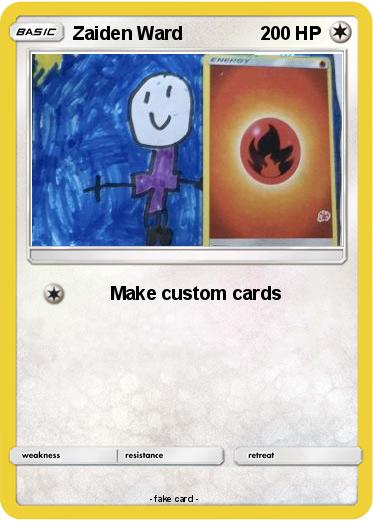 Pokémon Zaiden Ward - Make custom cards - My Pokemon Card