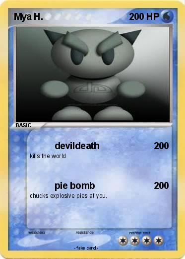 Pokémon Mya H - devildeath - My Pokemon Card