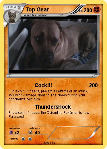 Pokémon Top Gear 10 10 - Cock!!! - My Pokemon Card
