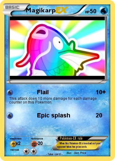 Pokémon Magikarp 1686 1686 - Flail - My Pokemon Card