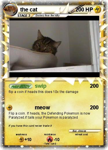 Pokémon the cat 59 59 - swip - My Pokemon Card