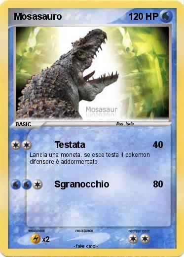 Pokémon Mosasauro - Testata - My Pokemon Card