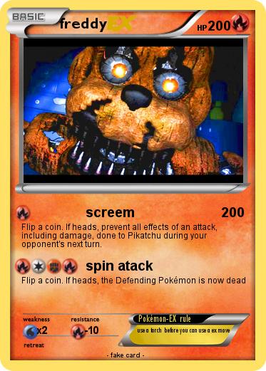 Pokémon freddy 3796 3796 - screem - My Pokemon Card