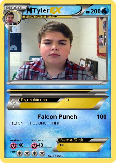 Pokémon Tyler 825 825 - Falcon Punch - My Pokemon Card