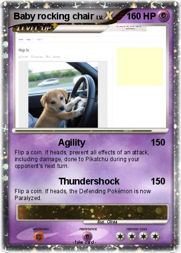 Pokémon Baby rocking chair 1 1 - Agility - My Pokemon Card