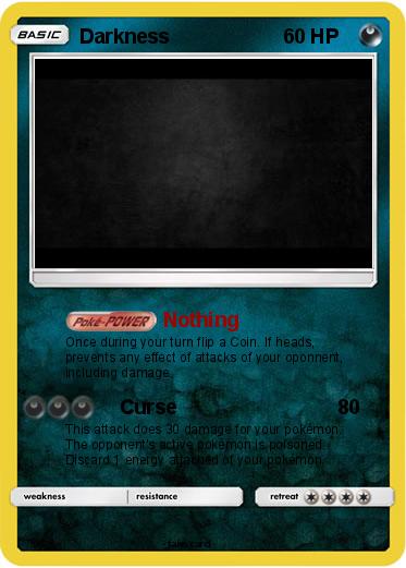 Pokémon Darkness 1471 1471 - Nothing - My Pokemon Card