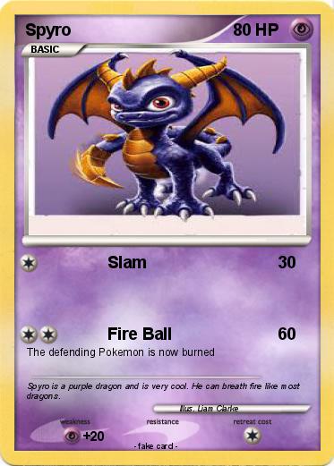 Pokémon Spyro 997 997 - Slam - My Pokemon Card