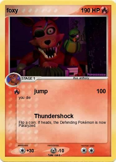 Pokémon foxy 2677 2677 - jump - My Pokemon Card