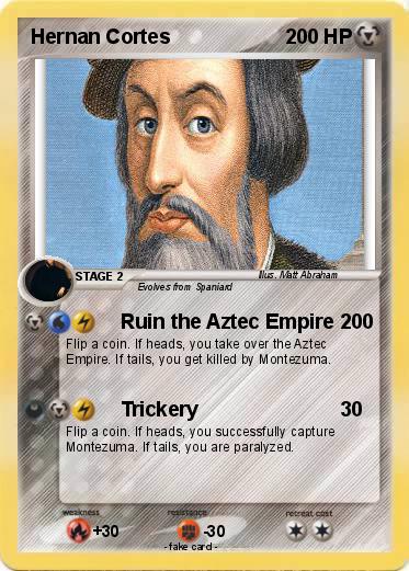Pokémon Hernan Cortes 13 13 - Ruin the Aztec Empire - My Pokemon Card