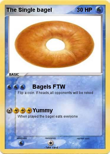Pokémon The Single bagel - Bagels FTW - My Pokemon Card