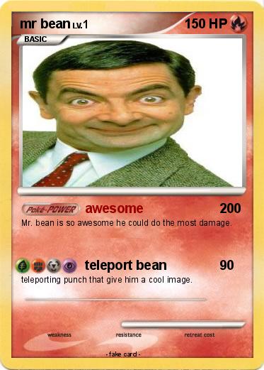 Pokémon mr bean 367 367 - awesome - My Pokemon Card