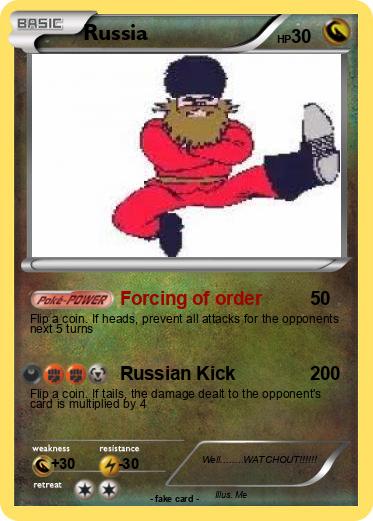 Pokémon Russia 150 150 - Forcing of order - My Pokemon Card
