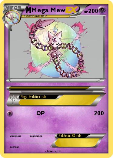 Pokémon Mega Mew 215 215 - OP - My Pokemon Card