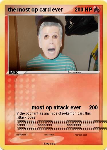Pokémon the most op card ever - most op attack ever - My Pokemon Card